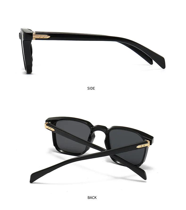 Retro Punk Custom Eyeglasses Hip Hop Glasses Unisex Shades Rice Nails ...