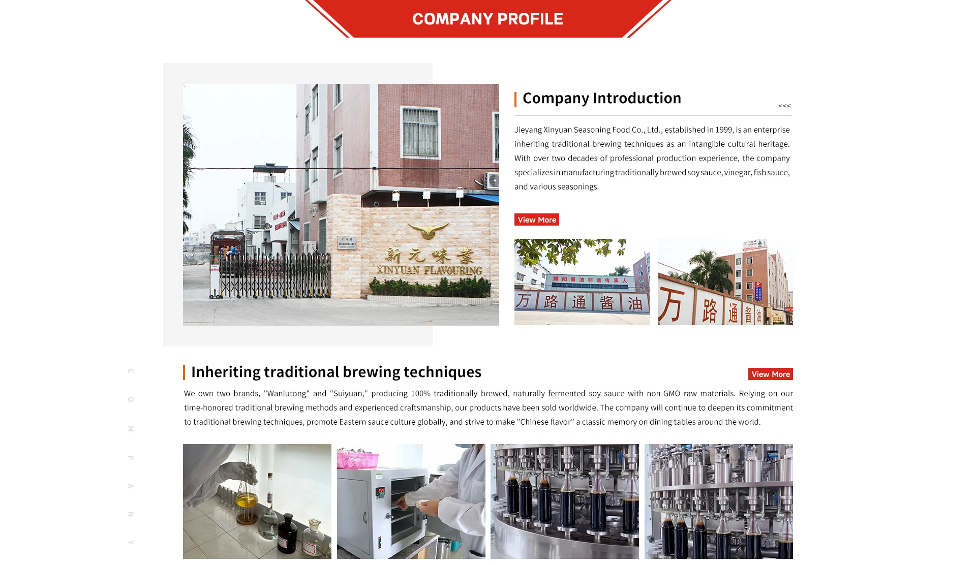 Company Overview - Jieyang Xinyuan Seasoning Food Co., Ltd.