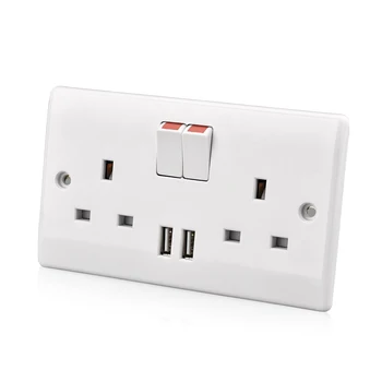 Uk Electrical Socket Usb 220v,Usb Wall Plug Socket Charger British,Wall ...