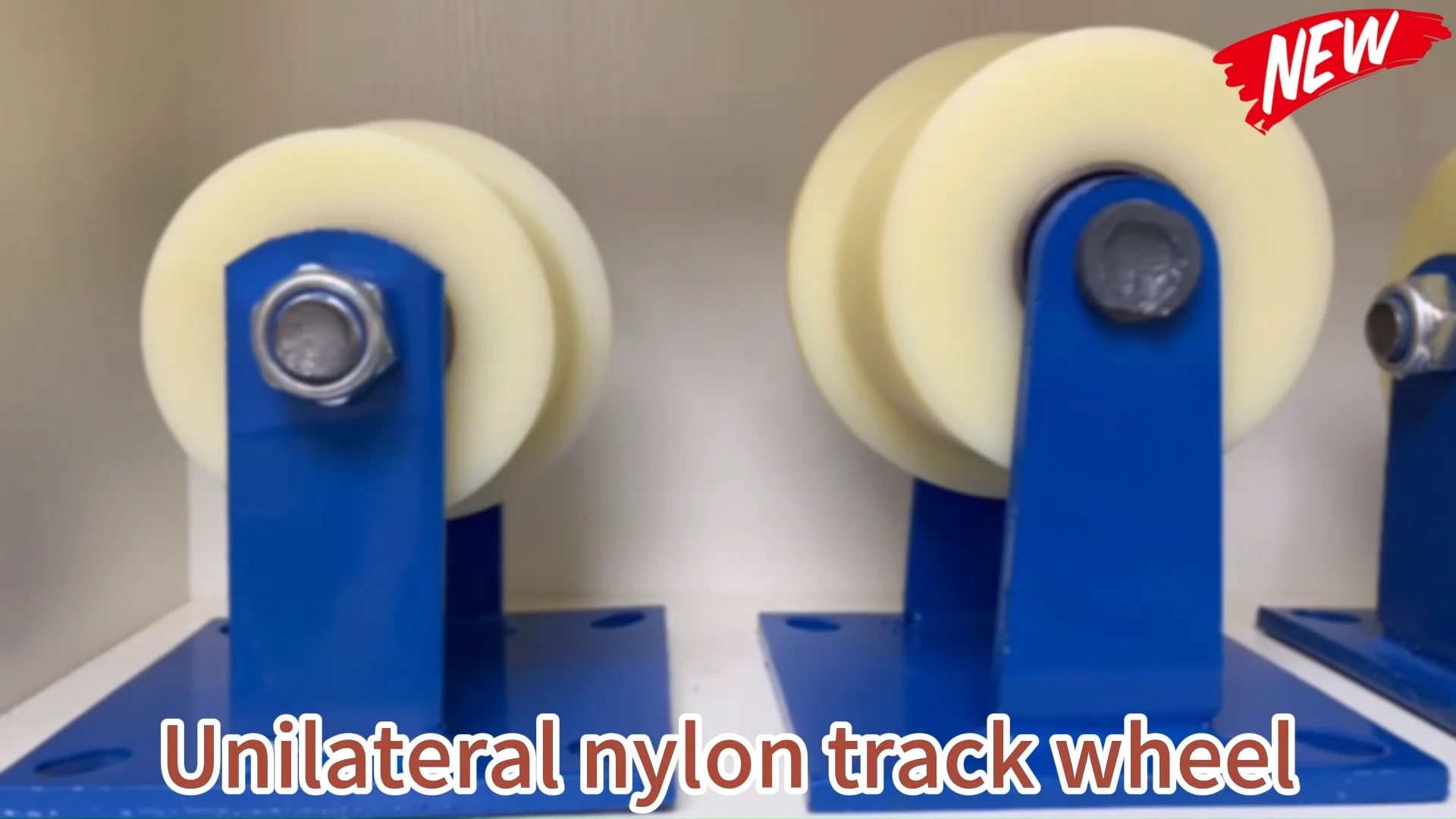 6 Inch 150mm Sliding Gate Track Rails And Wheel Solid Nylon Industrial ...