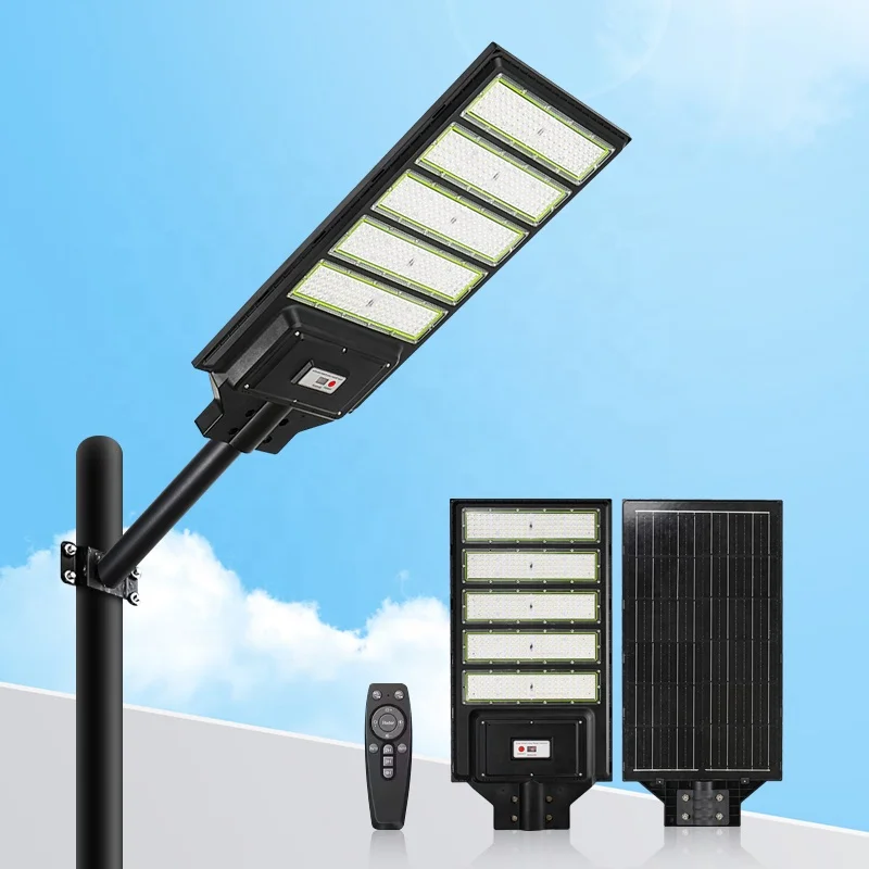 All In One Led Street Light Solar Remote Control Solar Street Lights ...