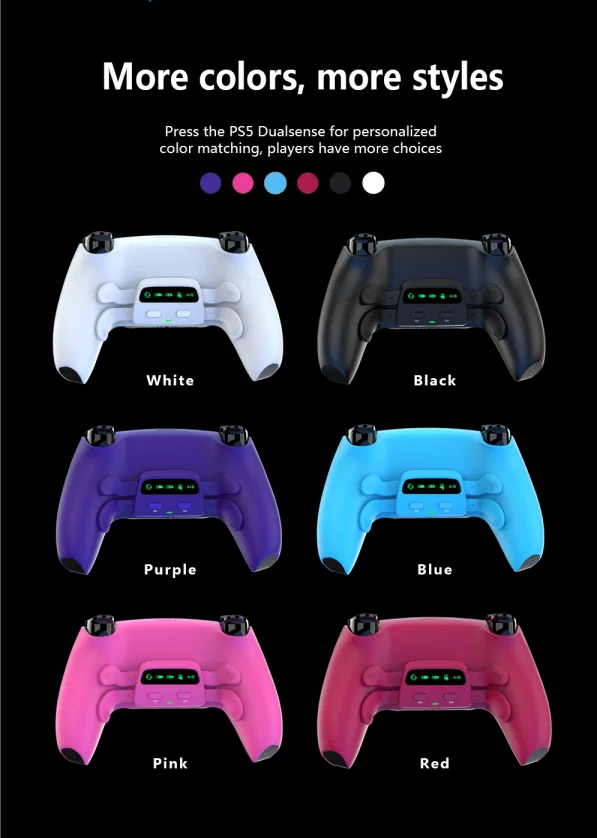 PS5 Controller Back Button Attachment - Programmable Mapping