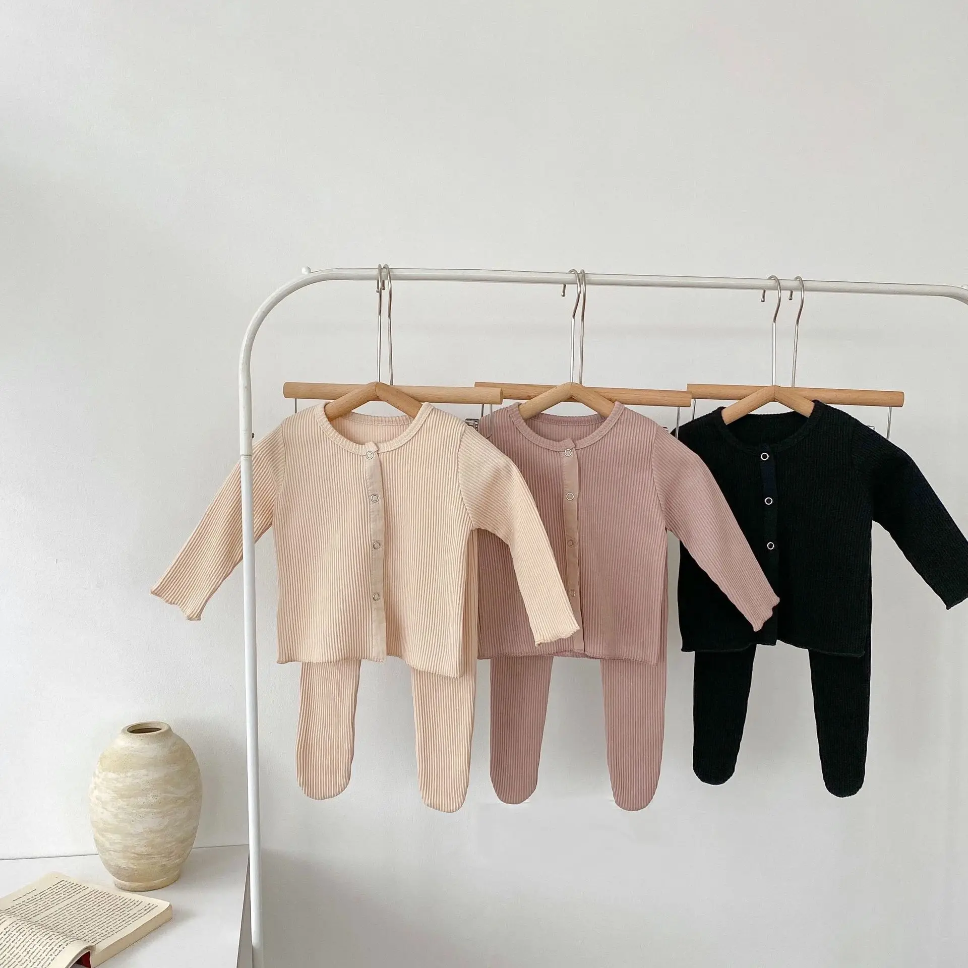 Infant Suit Spring New Baby Cardigan Coat Pantyhose 2-piece Home ...