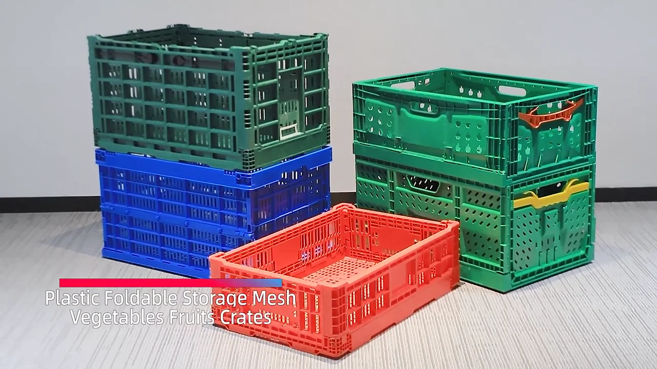 Plastic Foldable Crates Plastic Crates For Fruits And Vegetables ...