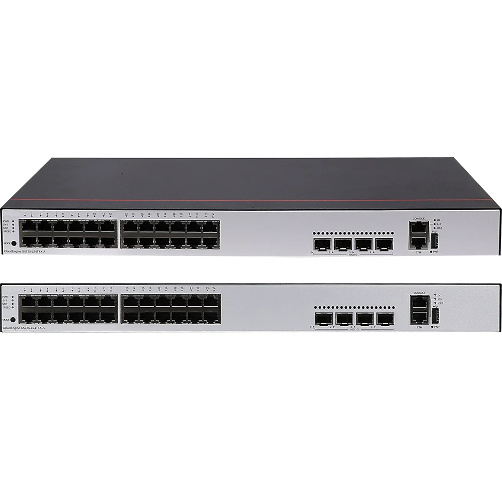 S5735-l24t4x-a 98010920 24*10/100/1000base-t Ports 4*10ge Sfp+ Ports Ac Power For S5700 Series ...