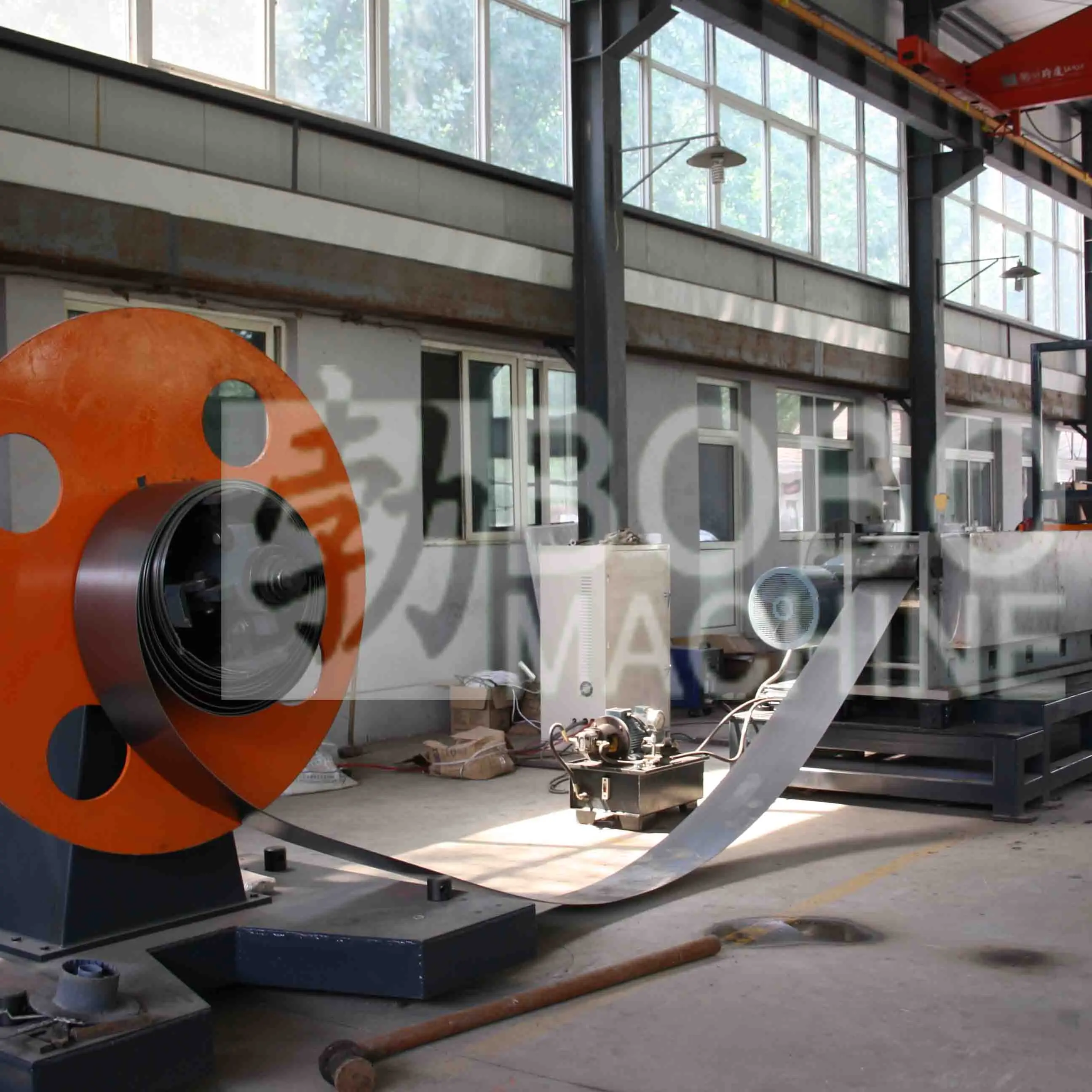 Spiral Corrugated Metal Drainage Culvert Pipe Machine