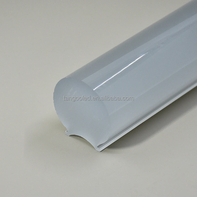 Plastic Black Led Diffuser Extruded Acrylic Pmma Led Strip Diffuser For ...