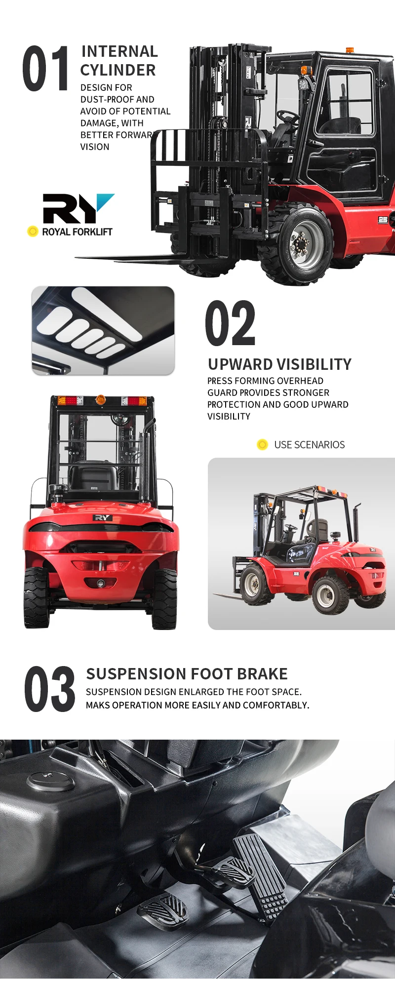 Royal 2023 New Design 3 Ton 3.5 Ton 5 Ton 4wd Diesel Off Road Rough ...