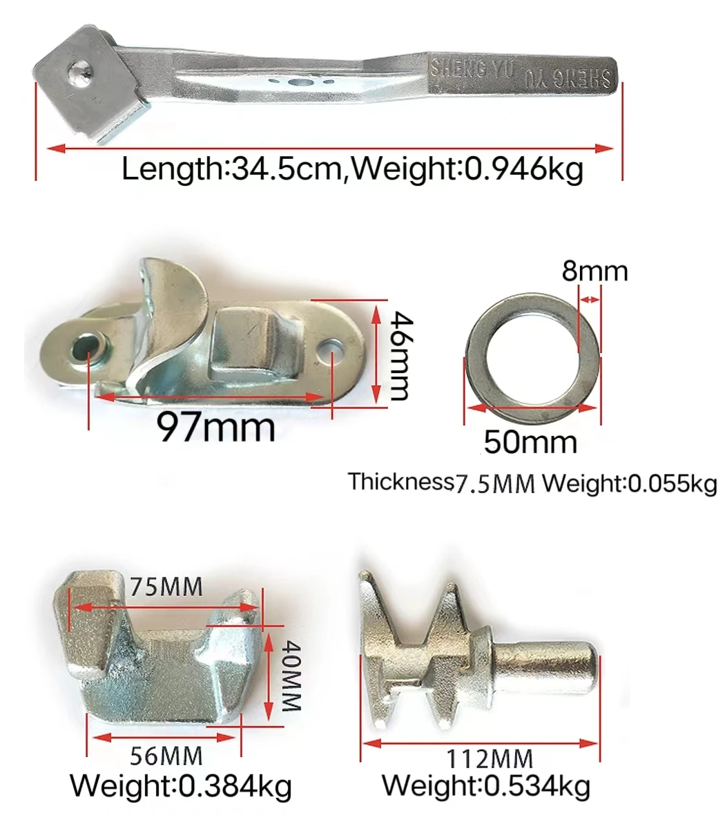 ISO Shipping Container Spare Parts Lock Device Door Gear