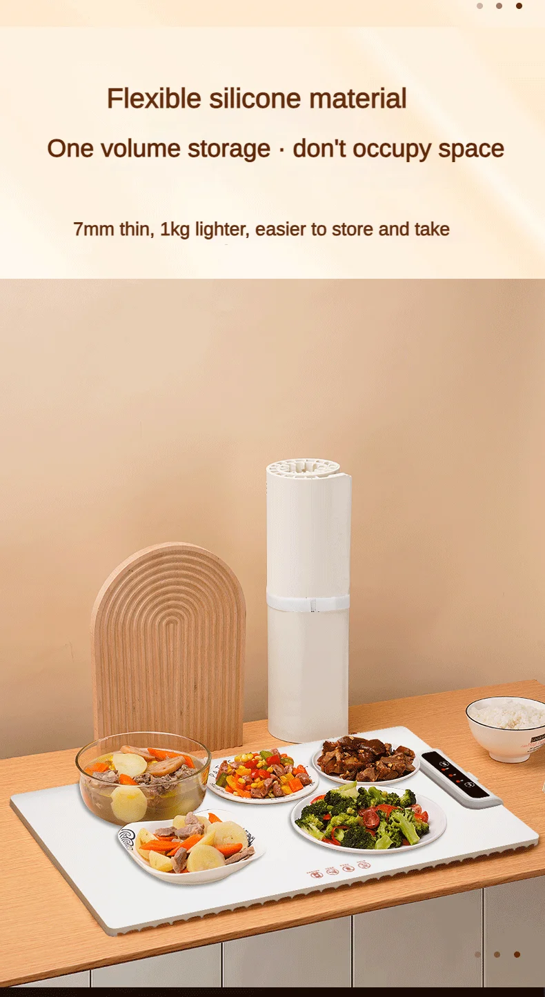 Smart Kitchen Warmer - Large Capacity Foldable Hot Dish Mat