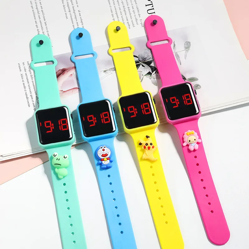 2023 Touching Screen Animal Shape Cartoon Led Wrist Digital Tpe Watches ...