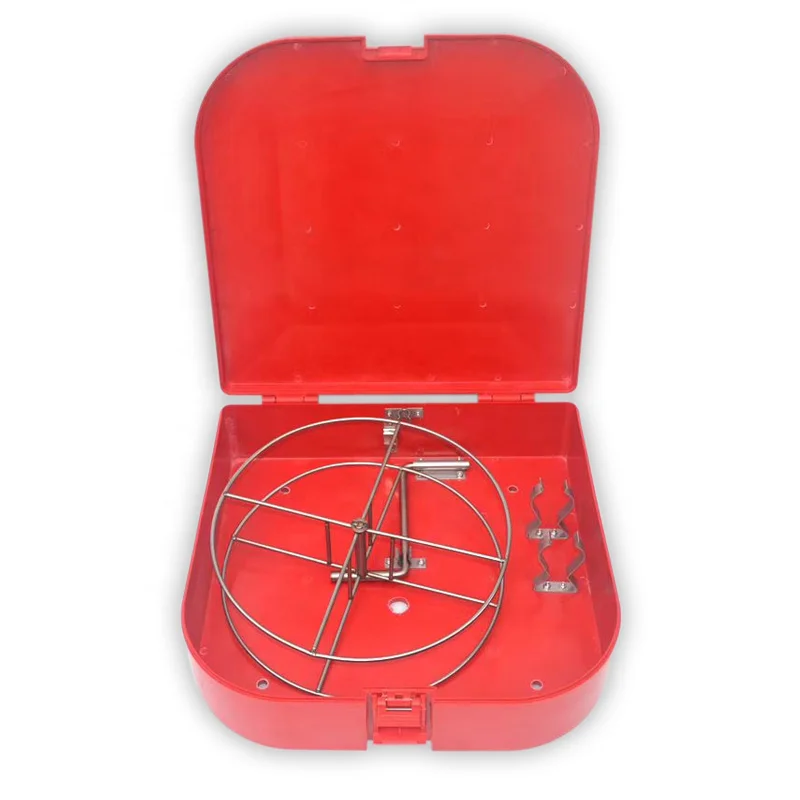 Ghd-m2 Round Corner Fiberglass Fire Hose Rack Gfp Box With Stainless ...