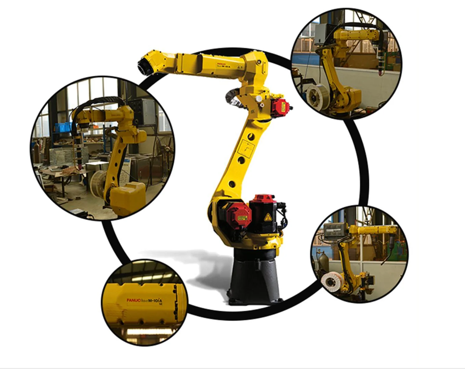 Japan Welding FANUC M-20id/12L Industrial Robot With Megmeet 350 Welder ...