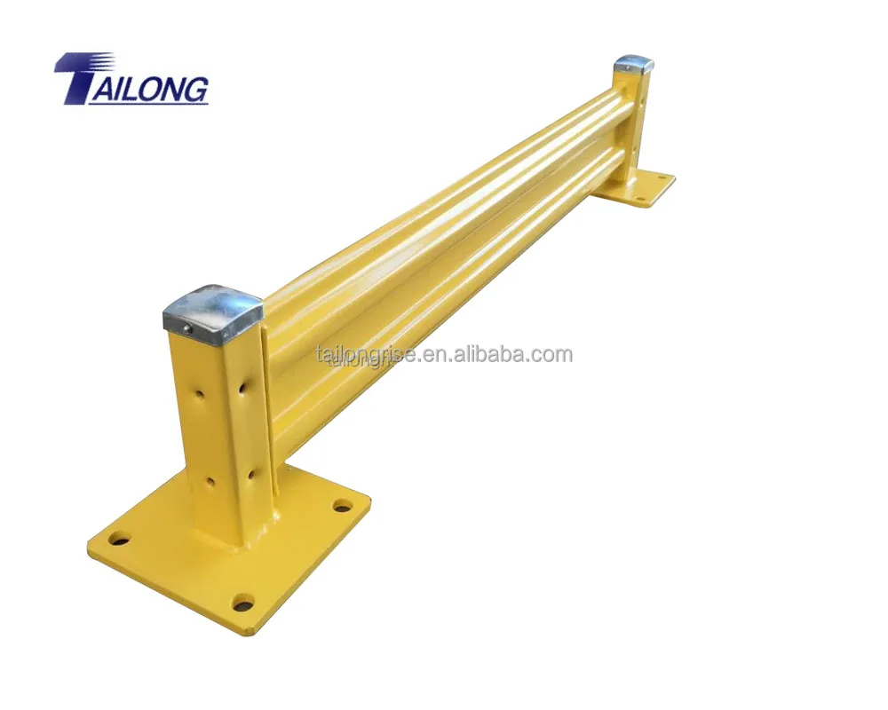 Heavy Duty Steel Post for Guard Rails 12 Inch Height, Holes on Three ...