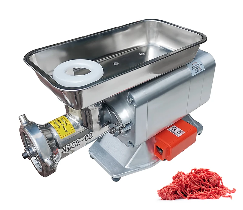 New Commercial Stainless Steel Meat Mincer 250kg/h Automatic Sausage ...