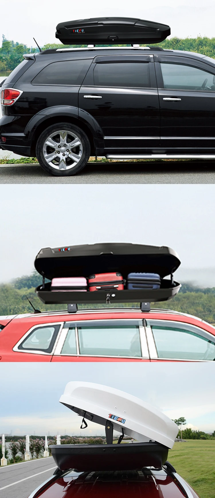 Custom 600l Large Roof Rack Storage Box Carrier Car Roof Boxes New ...