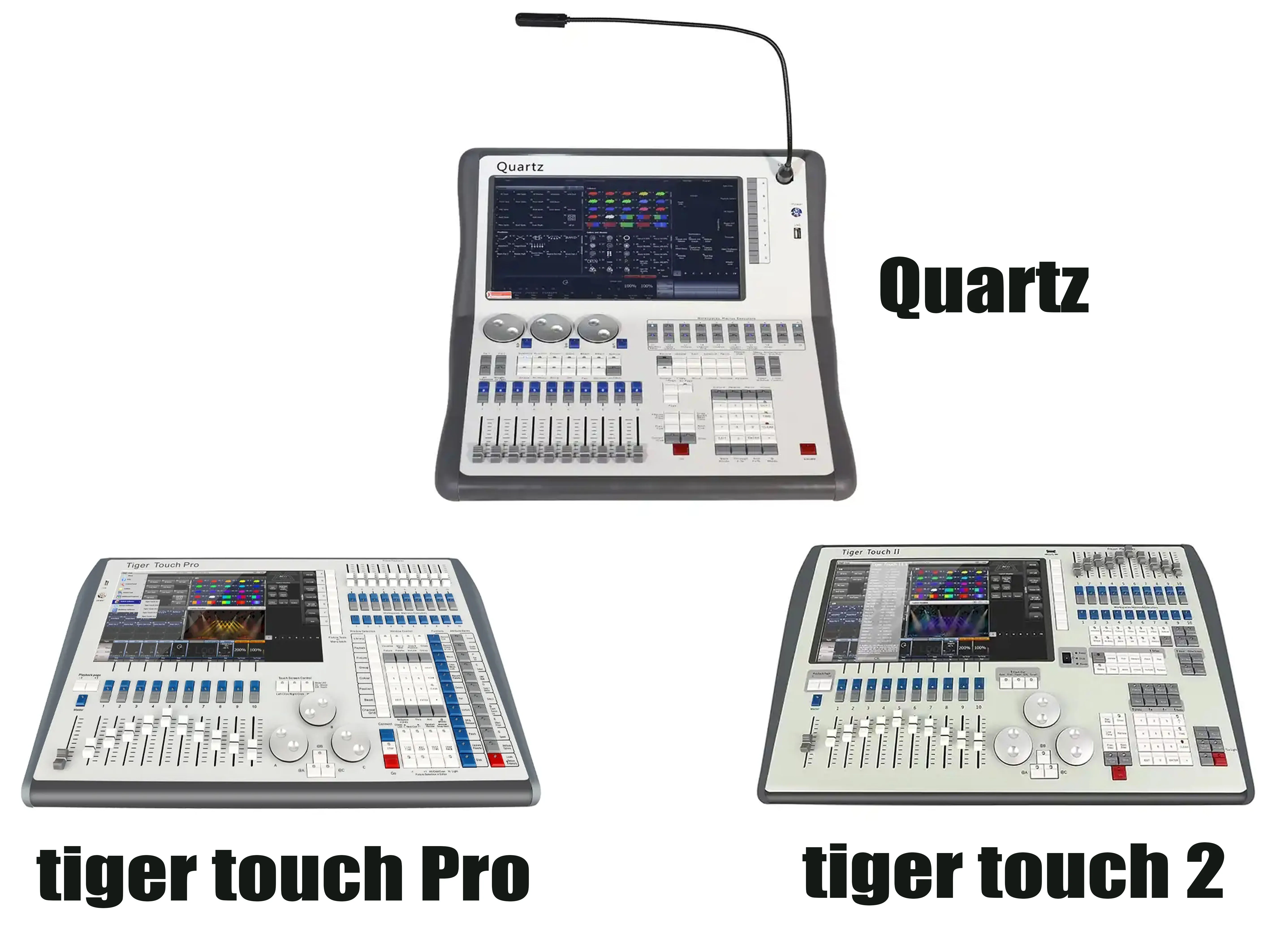 Tiger Touch Wing Stage Lighting Console Channel Quartz Art Net Dmx512 ...