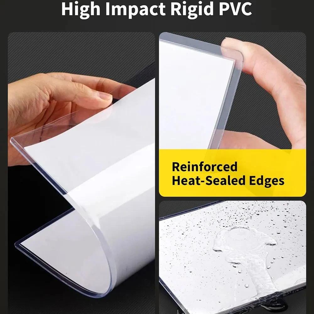 6" X 4" Hard Plastic Card Sleeves Postcard Photo Holders Collector ...