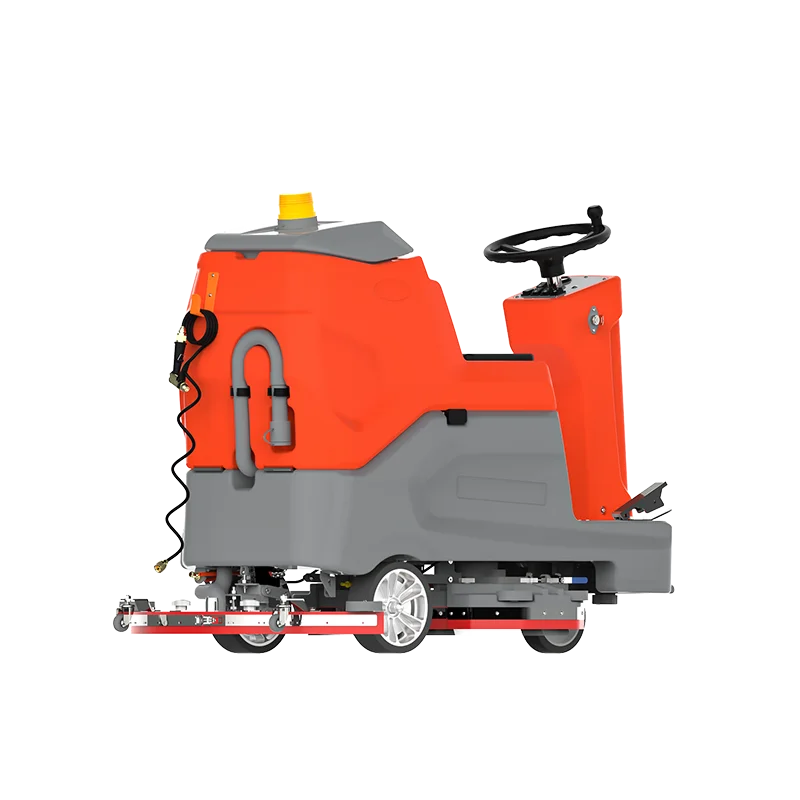 Factory Ride On Battery Powered Automatic Commercial Floor Scrubber ...