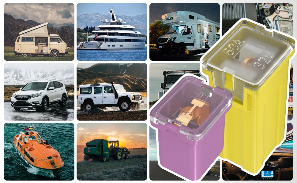 Jcase Fuse Automotive Low Profile Jcase Box Shaped Fuses Assortment Kit ...