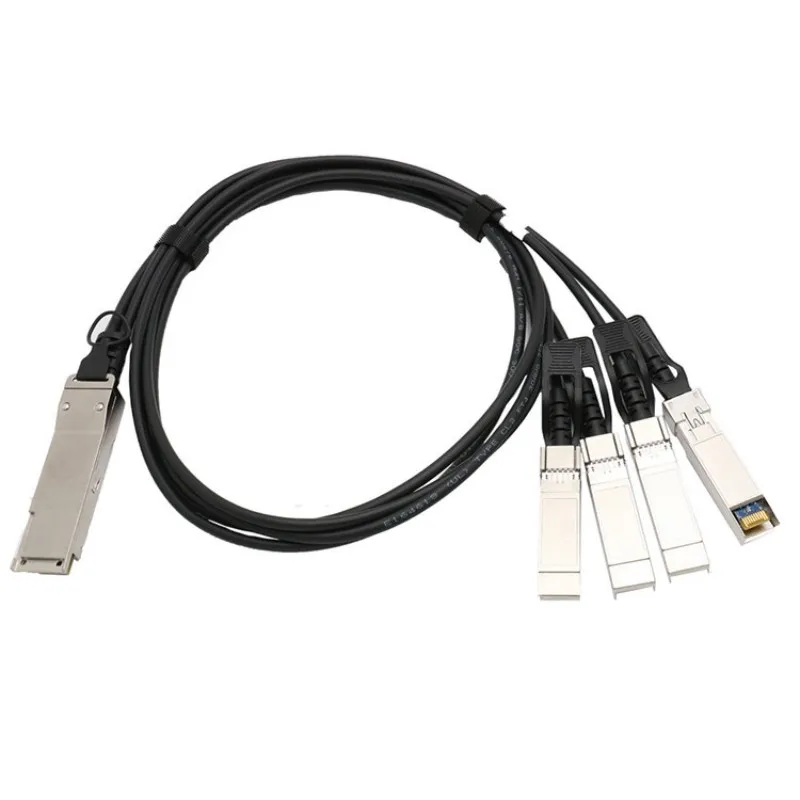 40g Qsfp+ Passive Breakout Dac Cable (qsfp+ To 4 X Sfp+)1m/2m/3m/5m/7m Length - Buy 40g Qsfp ...