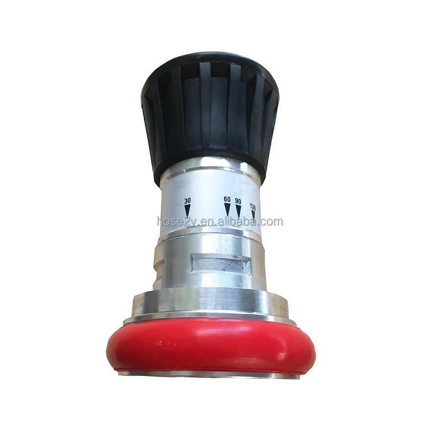 Three Stage Machino Fire Hose Nozzle Aluminum Spray Nozzle Spray Water ...