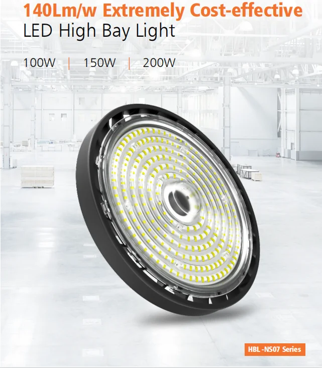 140lm/w High Efficiency LED High Bay Lights for Warehouses