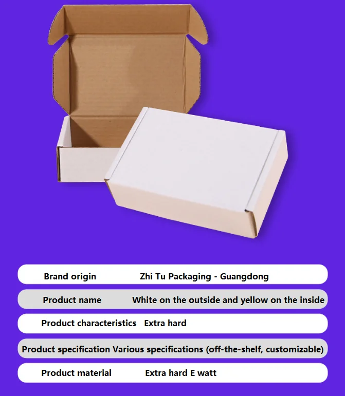 White Aircraft Box Factory-spot Corrugated Express Hard Packaging ...