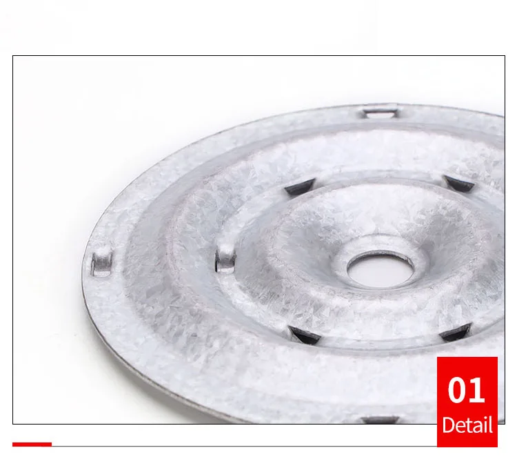 Tpo Pvc Membrane Using Fixed Metal Roofing Round Plate - Buy Insulation ...