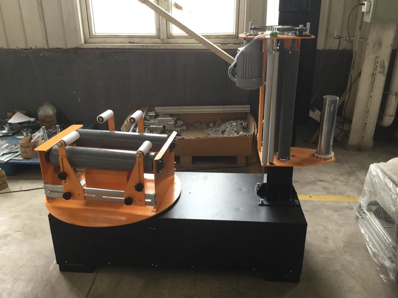 2024 Stretch Film Pallet Wrapping Machine / Wire Tyre Packing Full Auto ...