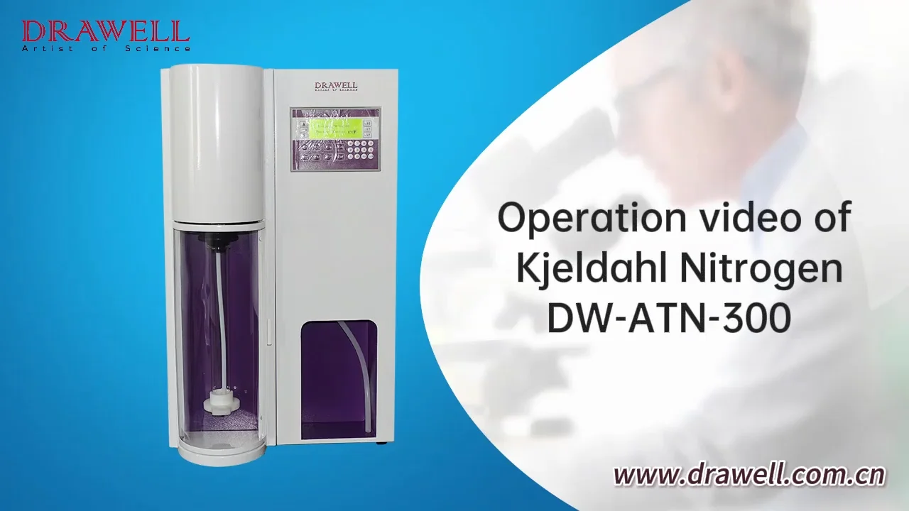China Kjeldahl Nitrogen Analyzer Distillation Unit Crude Protein Tester ...