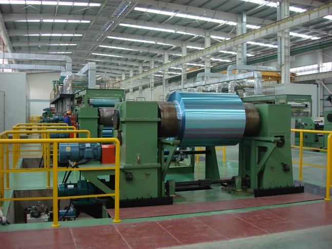 Blue Hydrophilic Coating Aluminum Foil Coils 8011 1060 for Condenser Fins