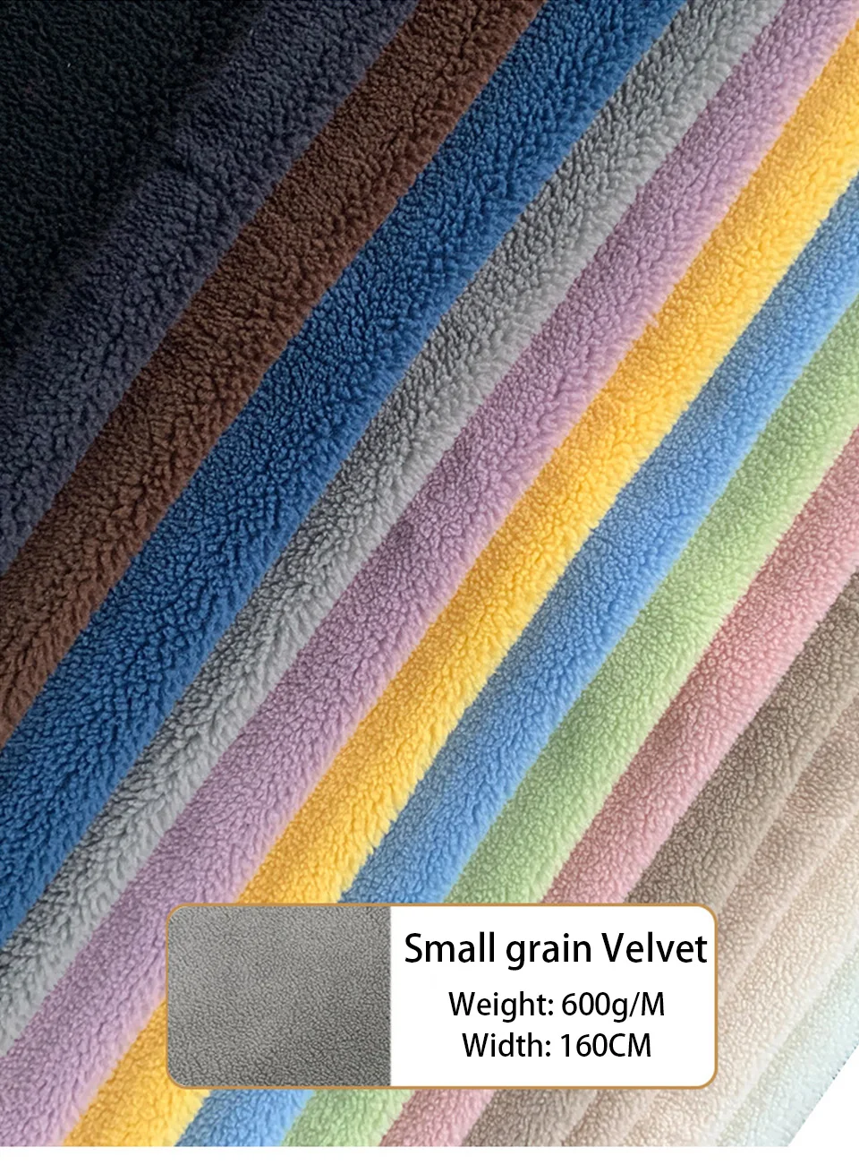 Popular Colorful Faux Fur Short Plush Small Grain Granule Teddy Bear ...