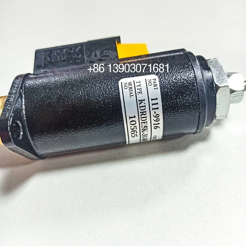 Excavator Hydraulic Pump Solenoid Valve 111-9916 1119916 For ...