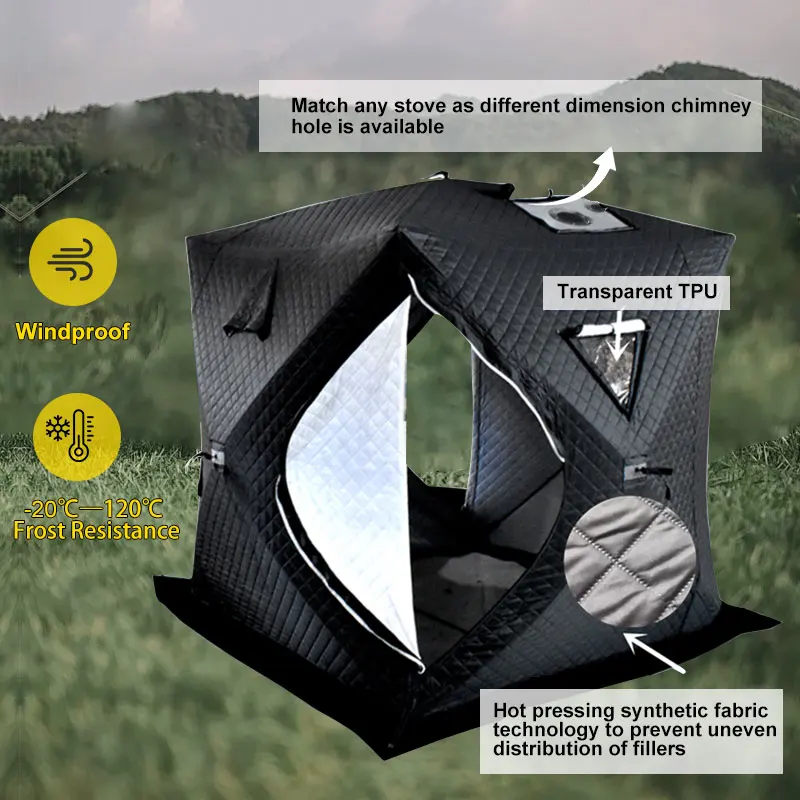 Pop Up Custom Outdoor Sauna Tent Room Portable Square Hiking Insulated ...