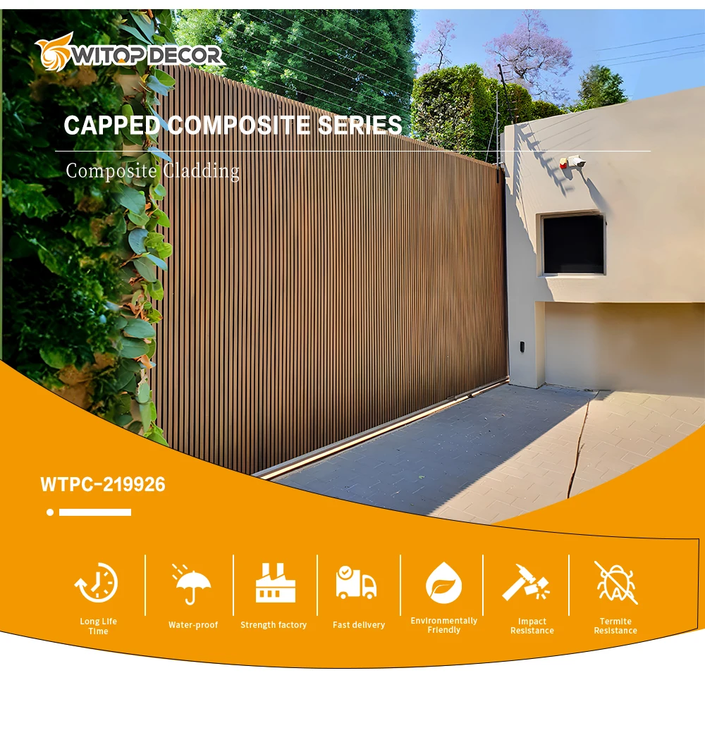Wall Cladding Wpc Exterior Outdoor Composite External Wpc Wall Cladding ...