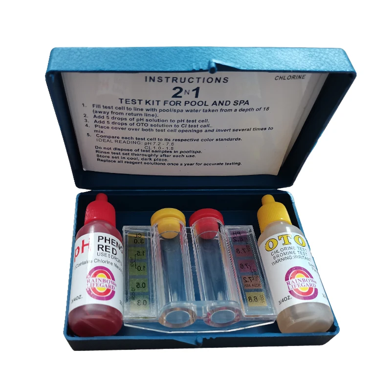 Swimming Pool Chlorine Test Kit With Ph Test For Pool - Buy Chlorine ...