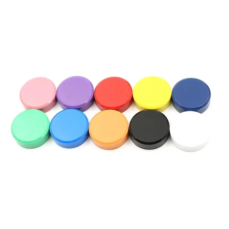 Powerful Colorful Plastic Coated Magnetic Button For Home Office Fridge ...