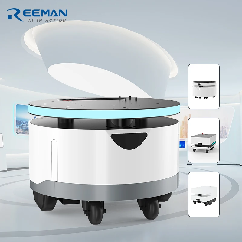 New Design Autonomous Ride On The Elevator Agv Cart Chassis Mobile Humanoid Robots Chassis Mini ...