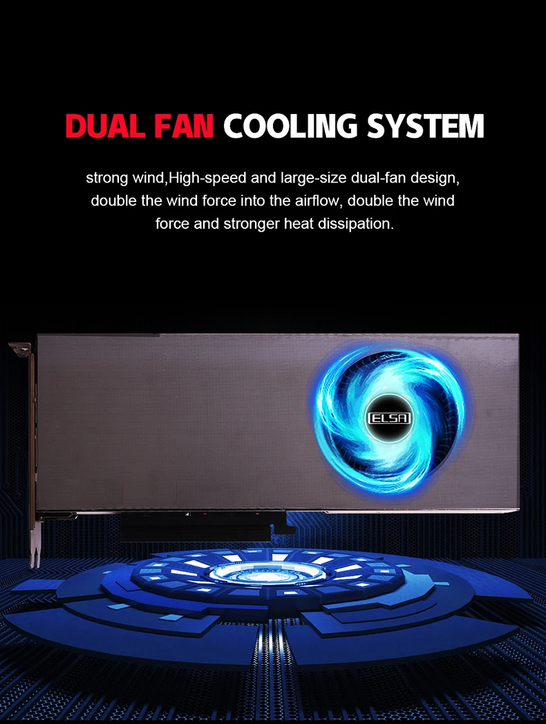 Elsa Brand Graphics Card Graphics Device Ddr6x Rtx3090 24g Vga Gpu ...