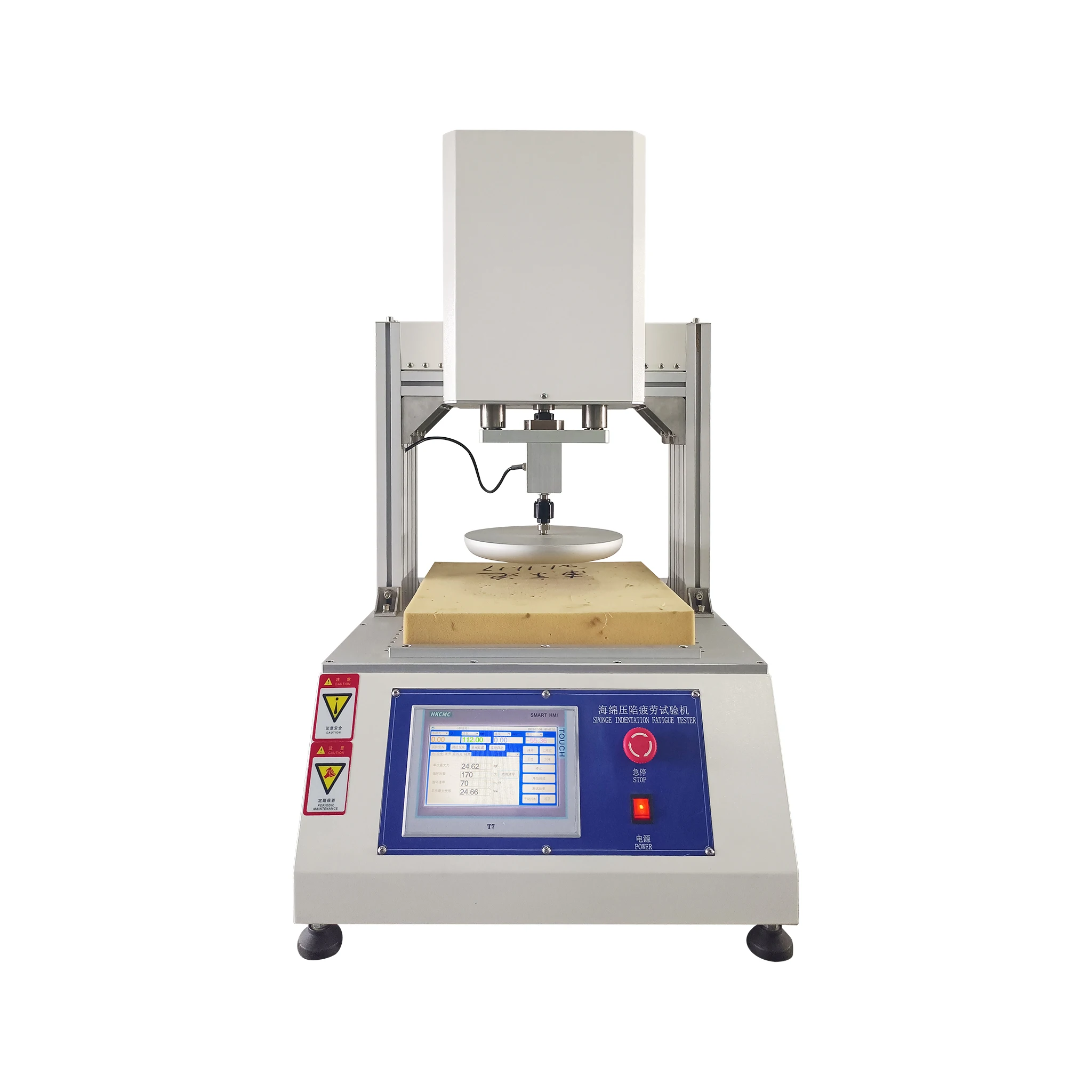 Foam Indentation Force Deflection Testing Machine Sponge Compression ...