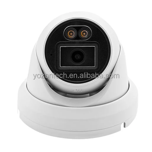 Metal Ip66 Turret Ip Camera Dual Ir And Warm Light Colorful Night ...