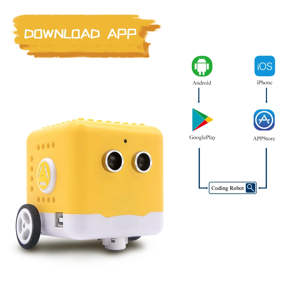 Kidsbits STEM Education - DIY Coding Robot Car Kit for Arduino