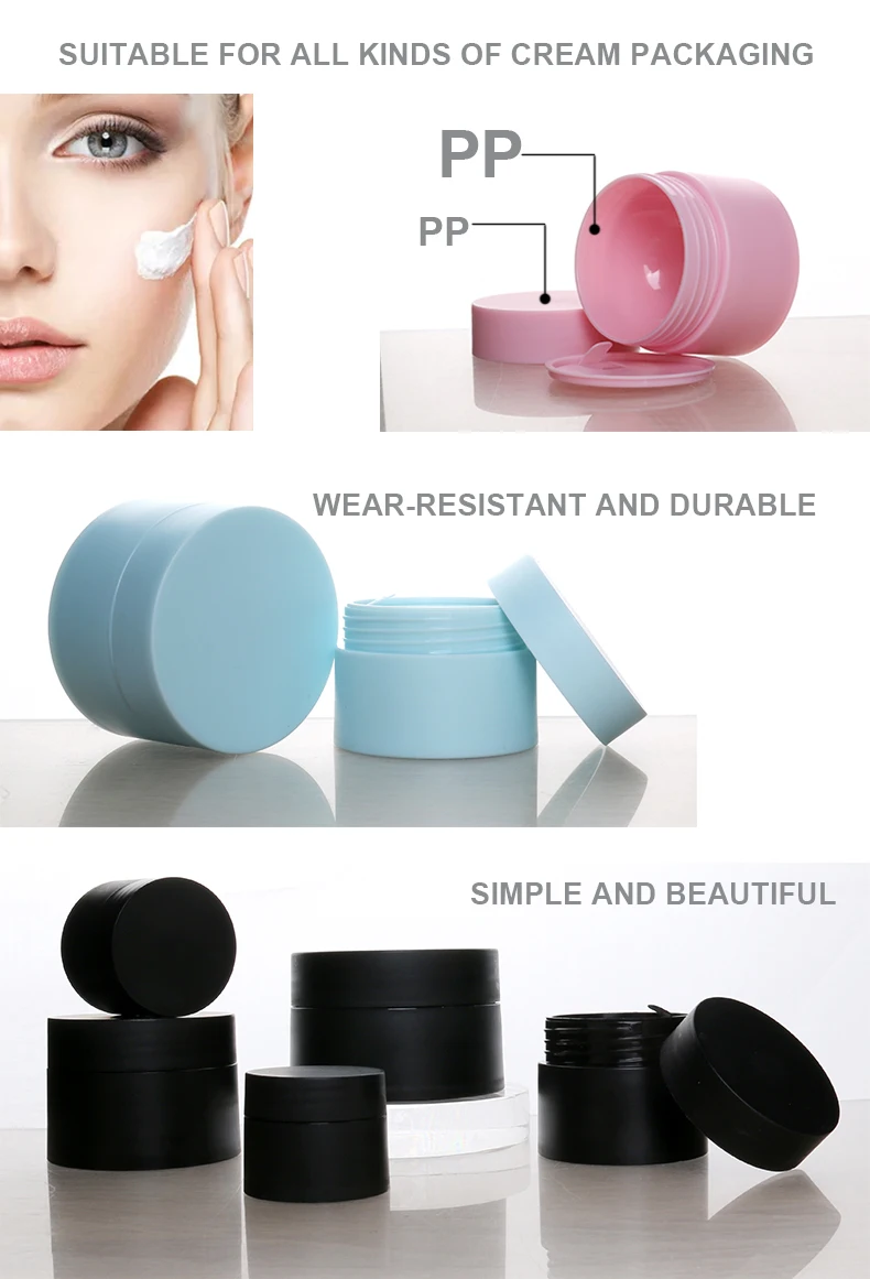 PP Cream Jars - Versatile Packaging for Beauty Products