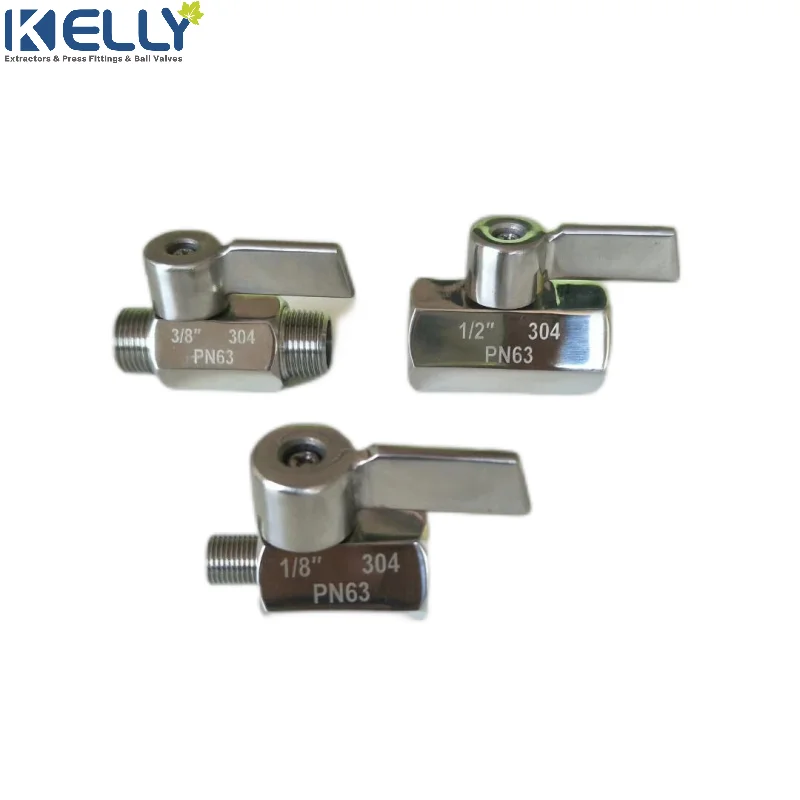 8mm Compression/swagelok Fittings Straight To Male Threaded Adapter ...