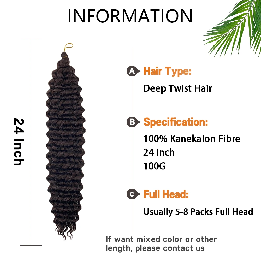Curly Pieces for Braids - 24inch Kanekalon Braiding Hair