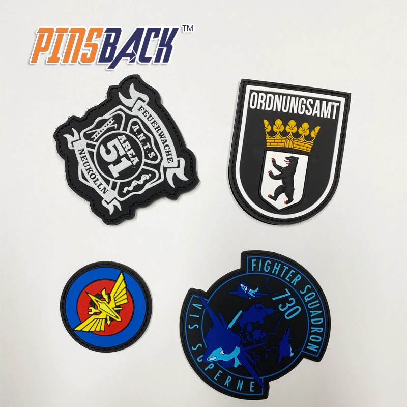 Custom Patch Woven Patch 3D Merrow Border Iron on Arm Embroidery Patches