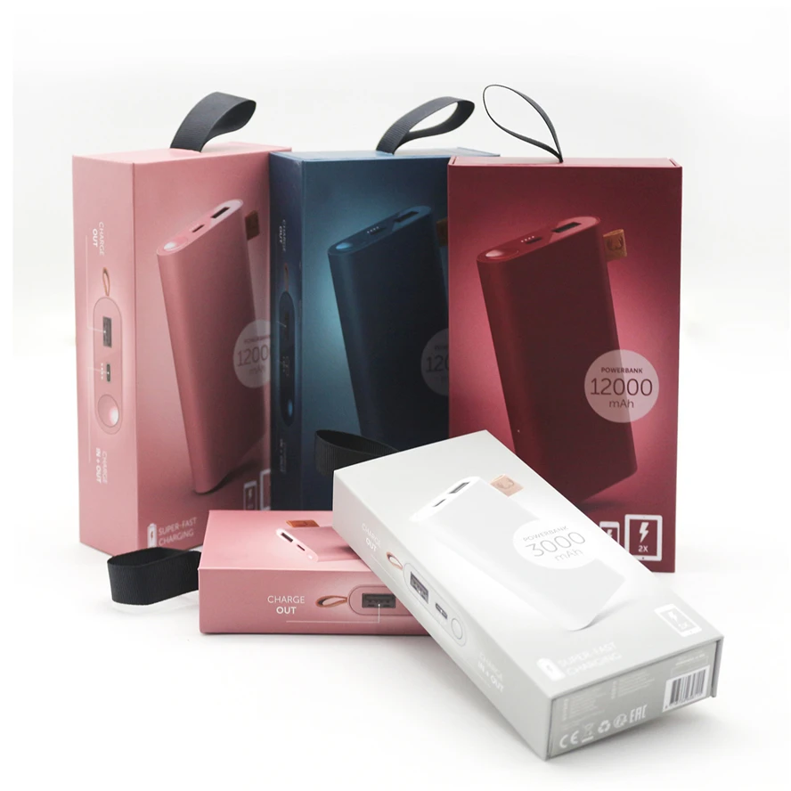 Alibaba.com: Custom Fashion Brand Power Bank Packaging Box with Printed ...