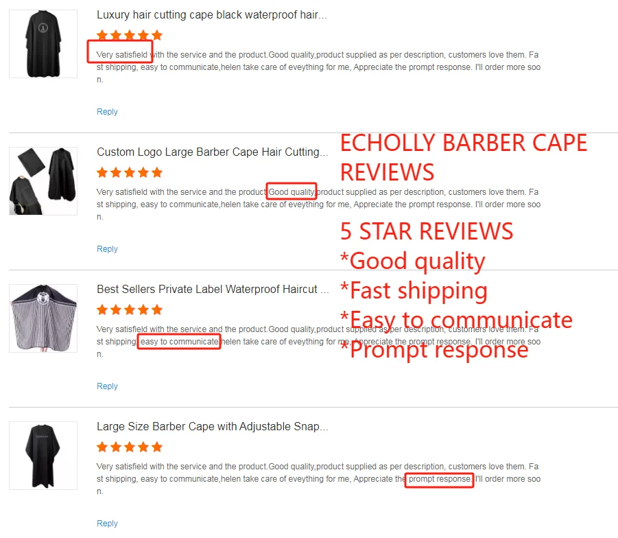 New Arrival Designs High Quality Waterproof Hair Salon Capes for ...