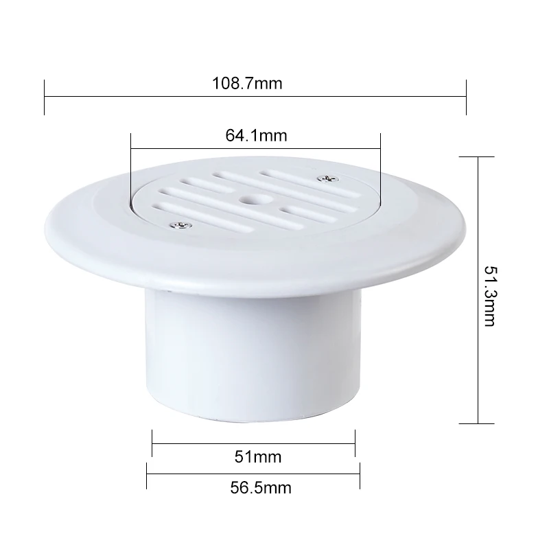 Durable Abs Swimming Pool Wall Return Vacuum Inlet Fitting Pool Water ...